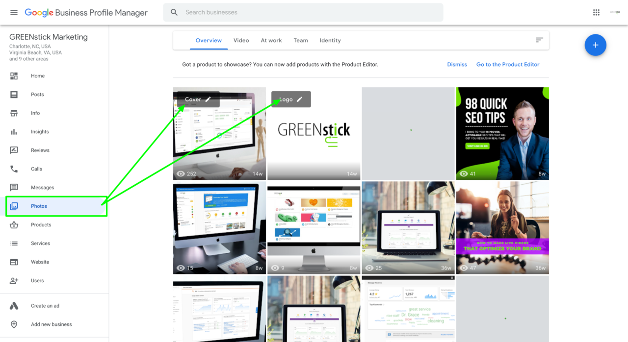 Google Business Profile Image & Video Size Cheat Sheet - GREENstick ...